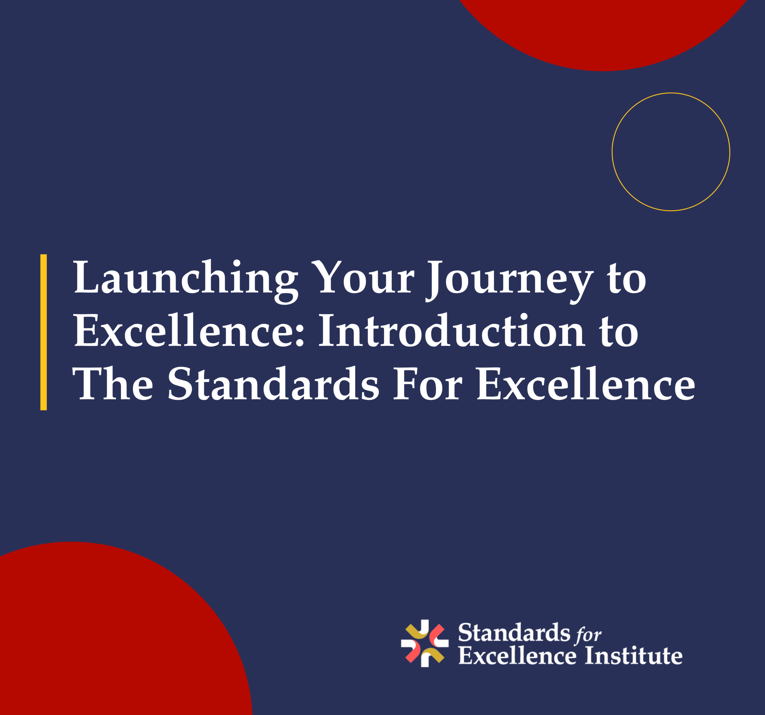 Event 3/18/25: Launching your Journey to Excellence: Introduction to ...